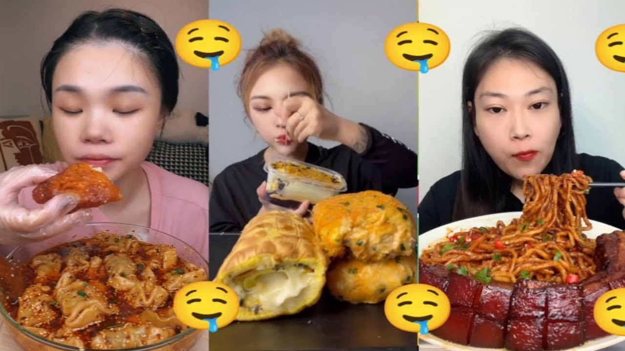 [ mukbang ASMR ] food ( eating ) compilation !!! 🤤🤤#33 - YouTube