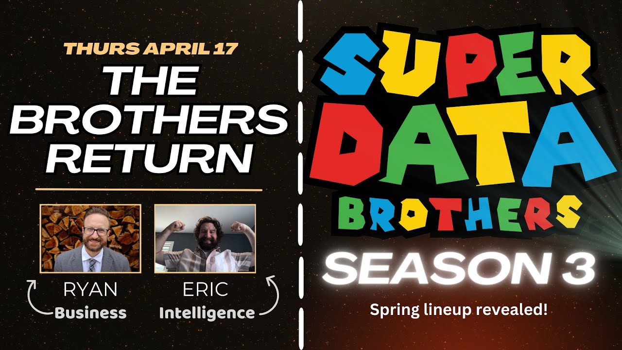 The Return of Super Data Brothers | Season 3 Reveal Party! - YouTube