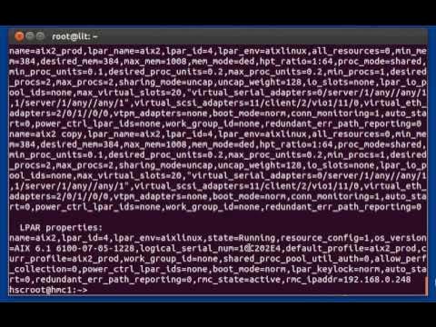 EZH - The Easy HMC Command Line Interface, Quick presentation and Demo. - YouTube