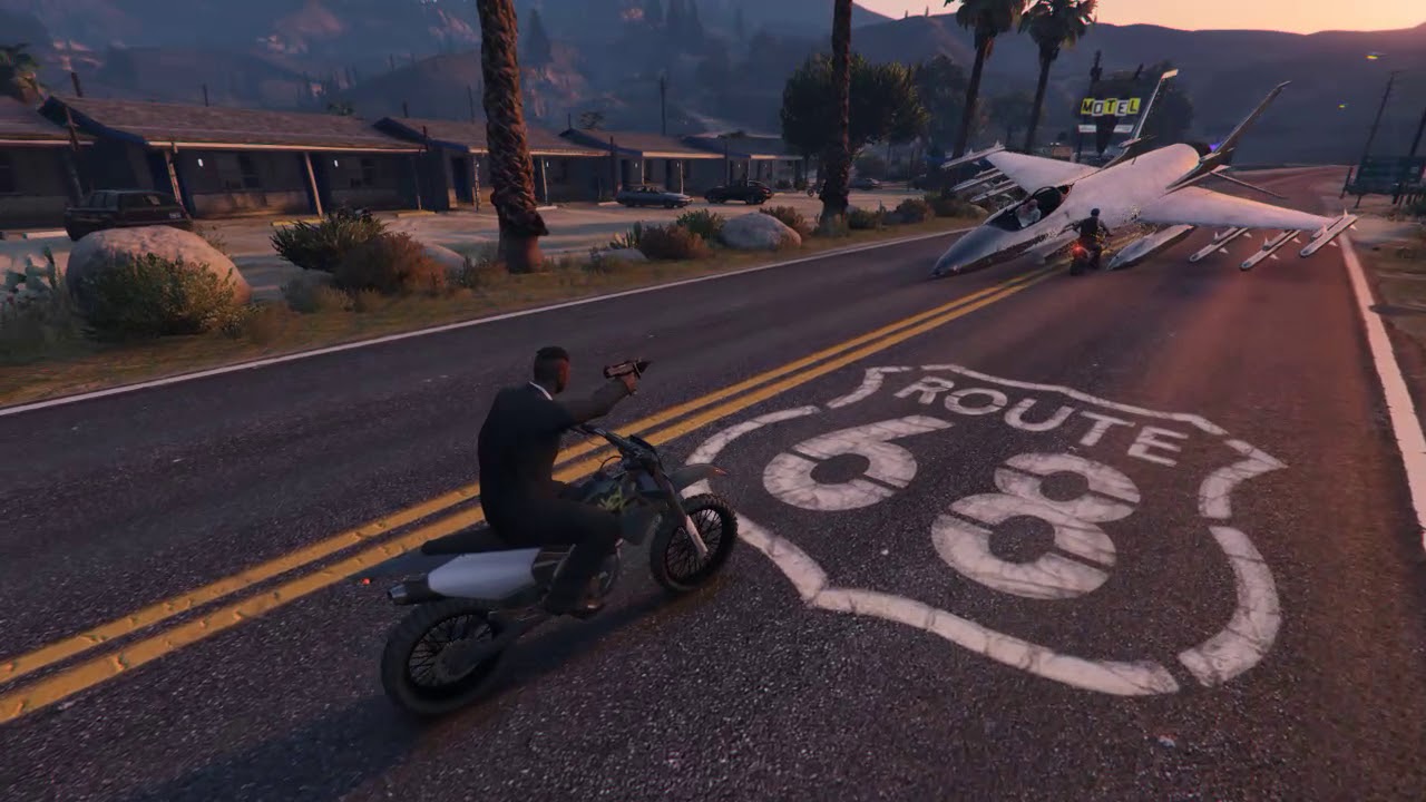 GTA V - Jet vs Noob - YouTube