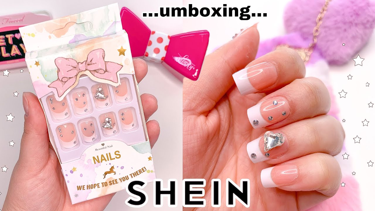 TESTANDO + UMBOXING / UNHAS POSTIÇAS DA SHEIN ! - YouTube