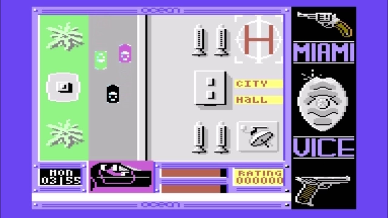 C64 -Miami Vice game music - YouTube