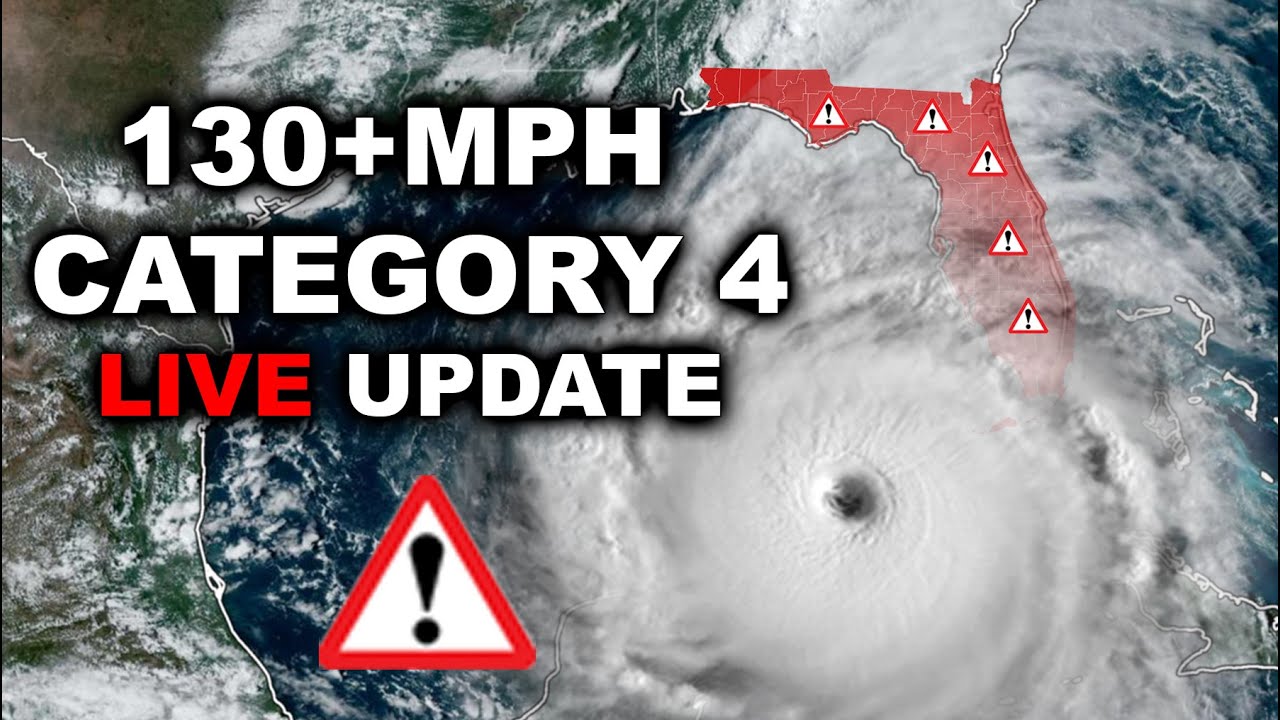 130+ MPH MAJOR HURRICANE Aims for Florida!! (Live Stream) - YouTube