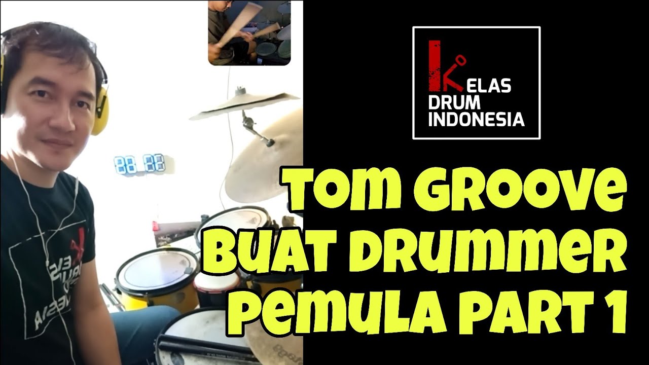 TOM GROOVE buat DRUMMER PEMULA bagian 1 - YouTube