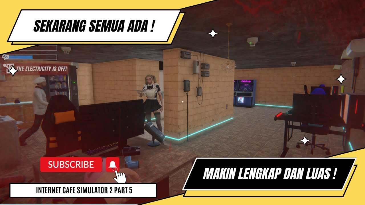 RENOVASI WARNET ! - INTERNET CAFE SIMULATOR 2 PART 5 - YouTube