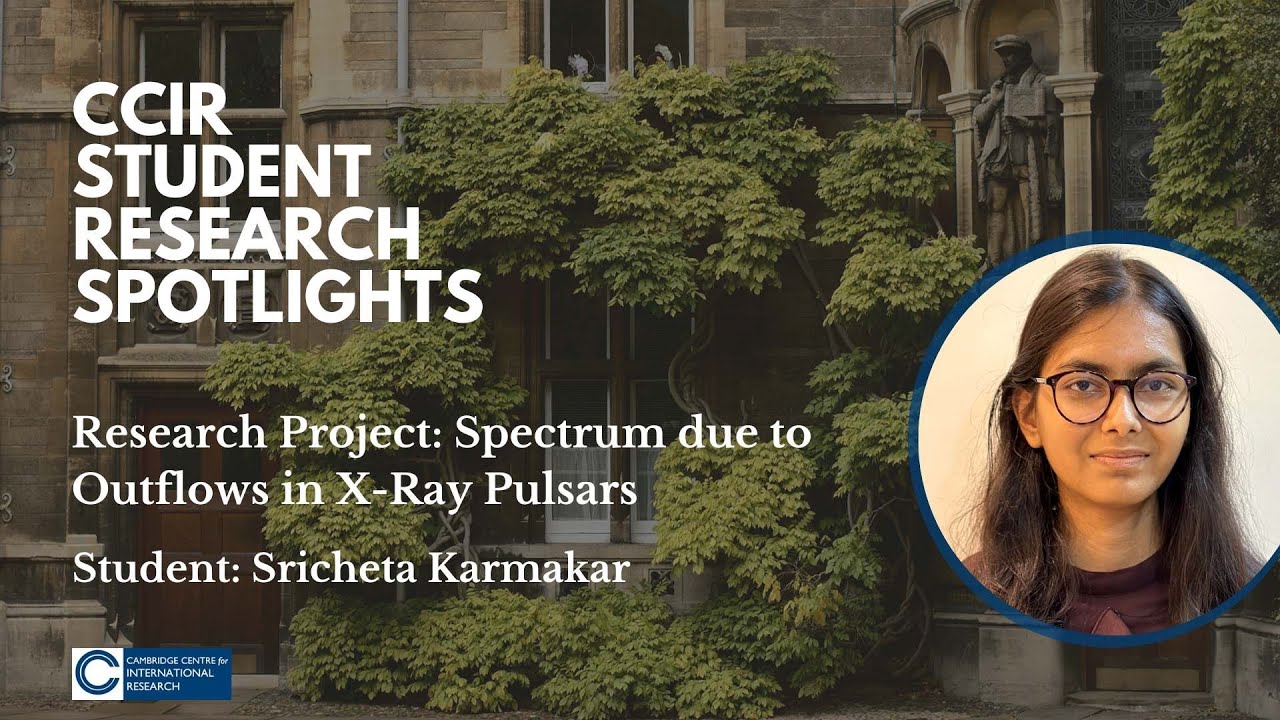 CCIR Student Spotlights: Sricheta on Spectrum due to Outflows in X-Ray ...