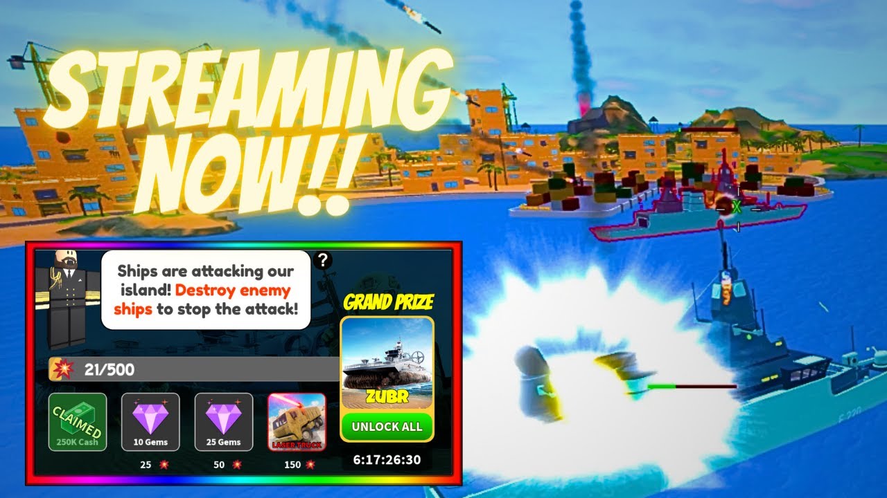 GRINDING SHIPS W SUBSCRIBERS IN MILITARY TYCOON (Super HoverCraft Event ...