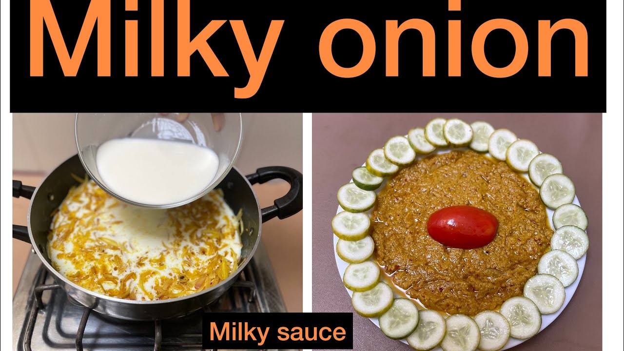 Milky food Recipe by Anjum food corner|Milky onion |Creamy onion |How ...