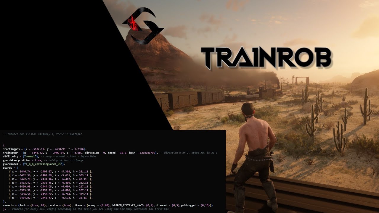 556_trainrob - redm script illustration - YouTube