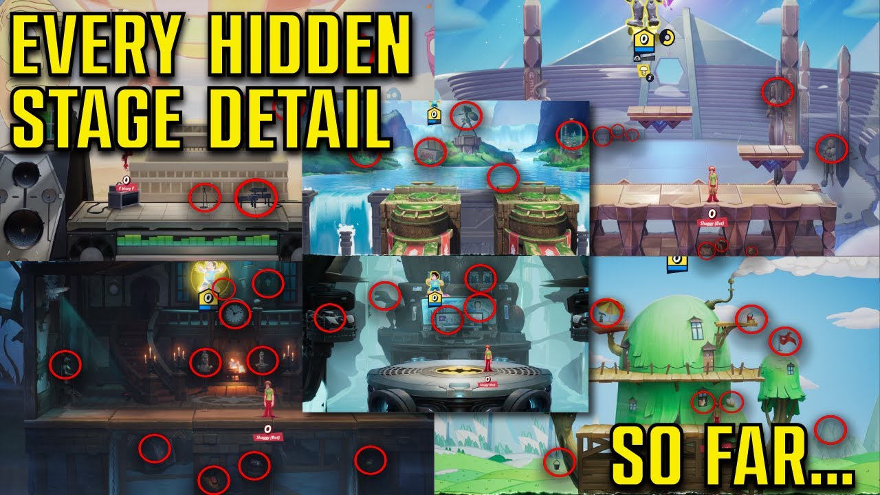 EVERY MultiVersus Stage Detail (...so far) - YouTube