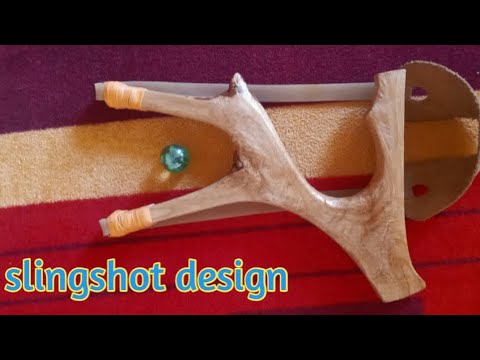 new handmade slingshot design - YouTube