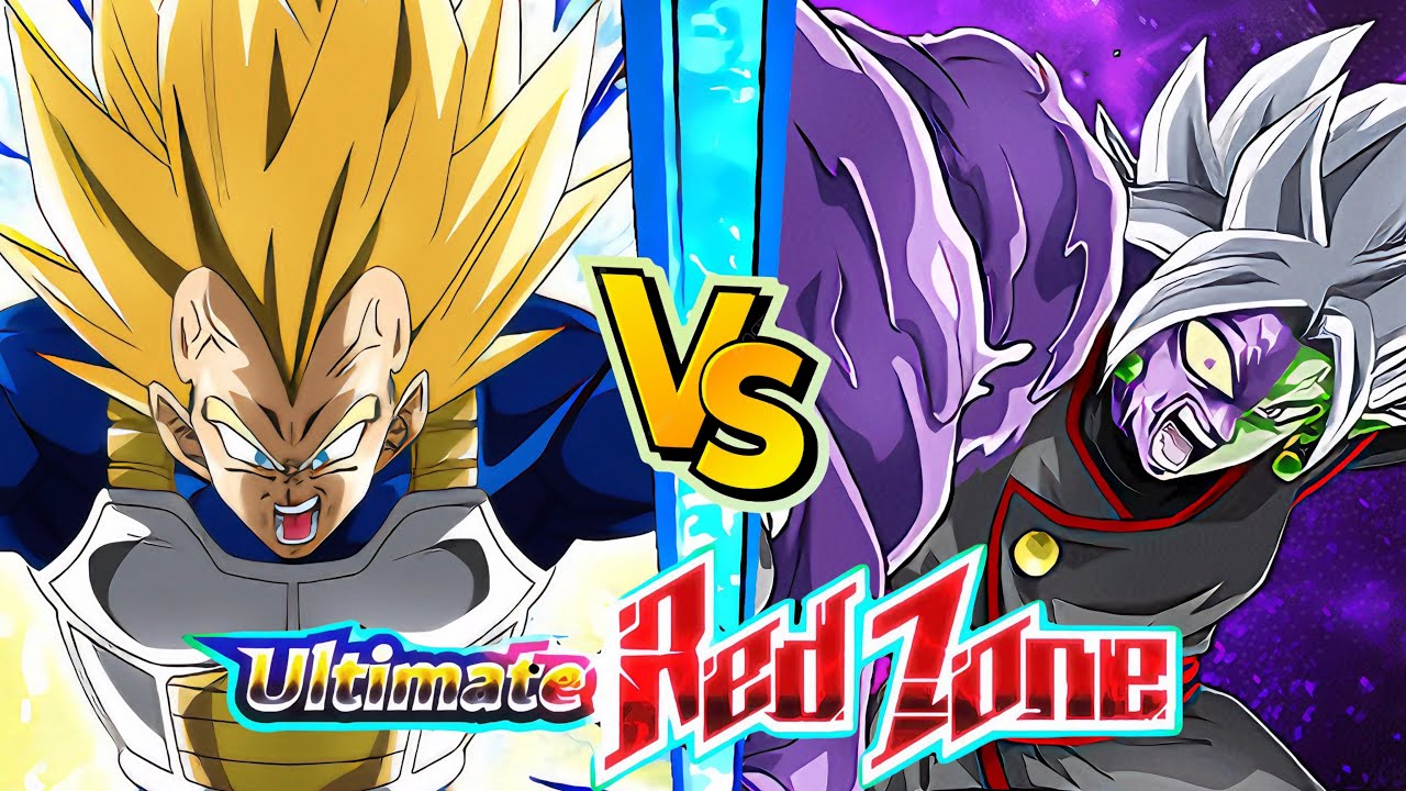 EZA STR SUPER VEGETA VS FUSION ZAMASU! THE ULTIMATE RED ZONE! (DBZ ...