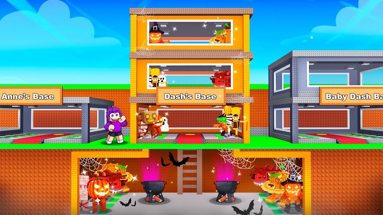 I Unlocked The New Halloween Base In Steal A Brainrot - YouTube