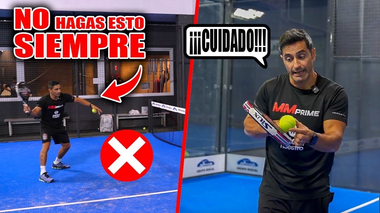 ⚠️CUIDADO si JUEGAS CORTADO en Pádel | Tutorial Técnico Táctico Mejora ...