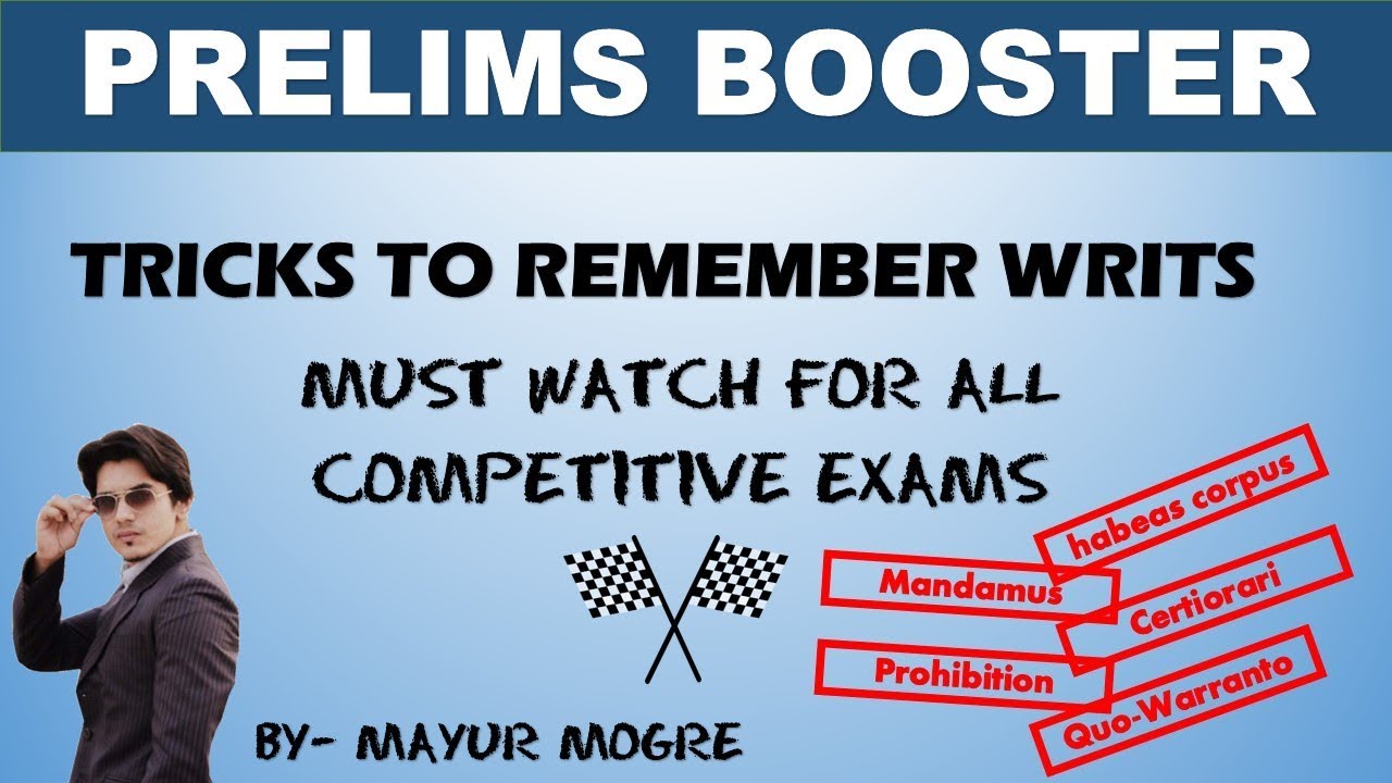 Tricks to remember Writs - YouTube