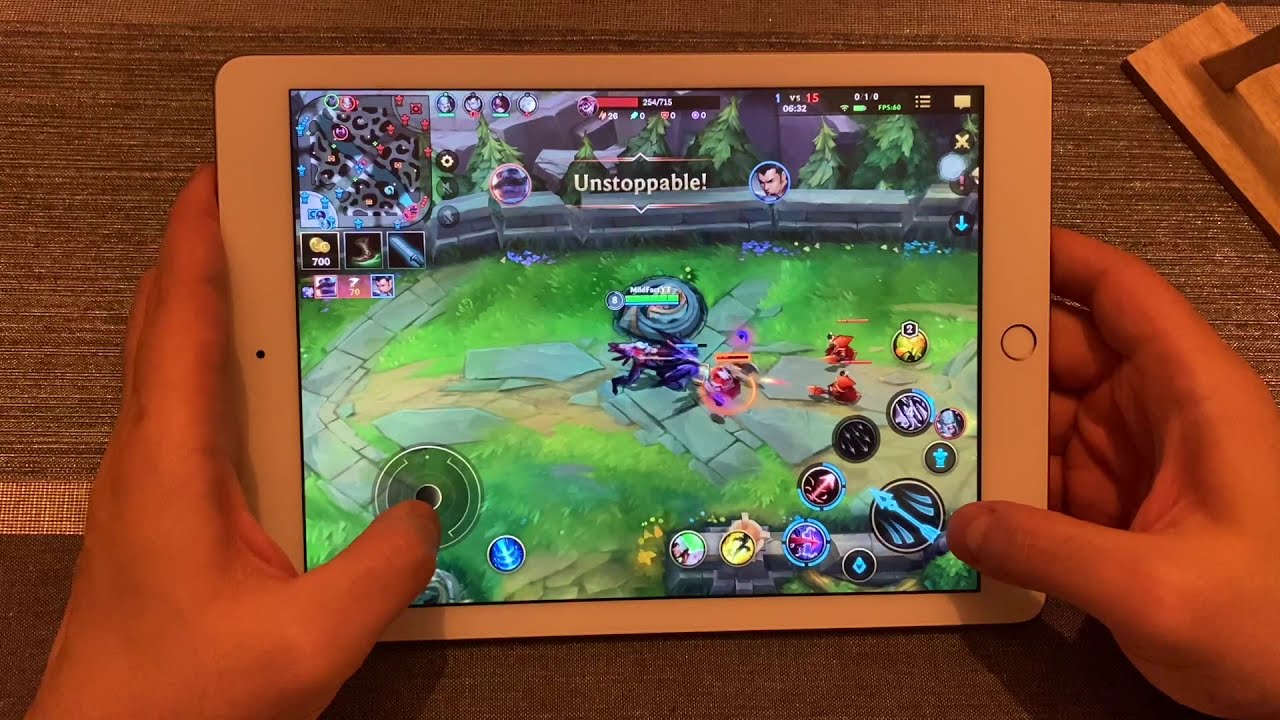 League of Legends Wild Rift - iPad 2018 | 60 FPS - YouTube