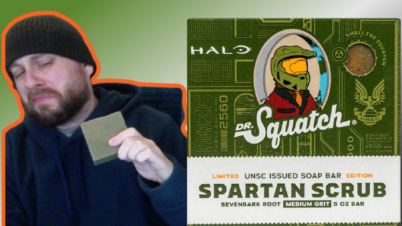 Dr. Squatch SPARTAN SCRUB Review! Get Me a Gasmask! - YouTube