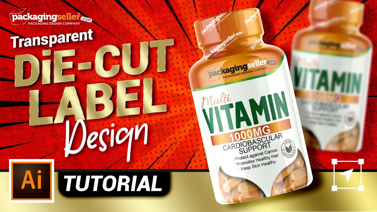 How to Create Transparent Die-Cut Labels in Adobe Illustrator (Beginner ...