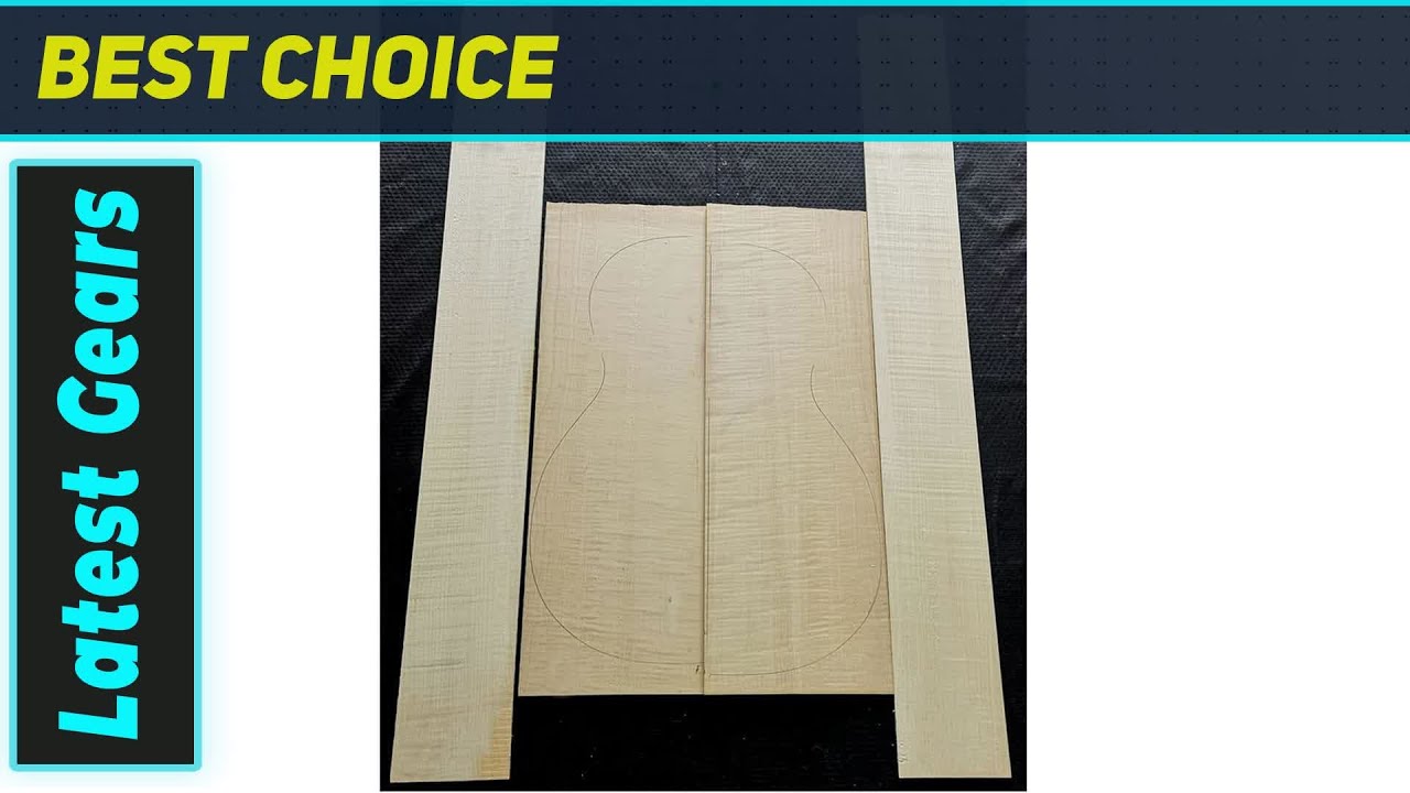 Best Tiger Grain Maple Guitar Kit for Builders - YouTube