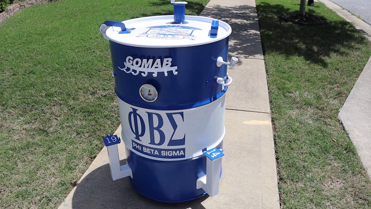 Phi Beta Sigma Smoker Build. - YouTube