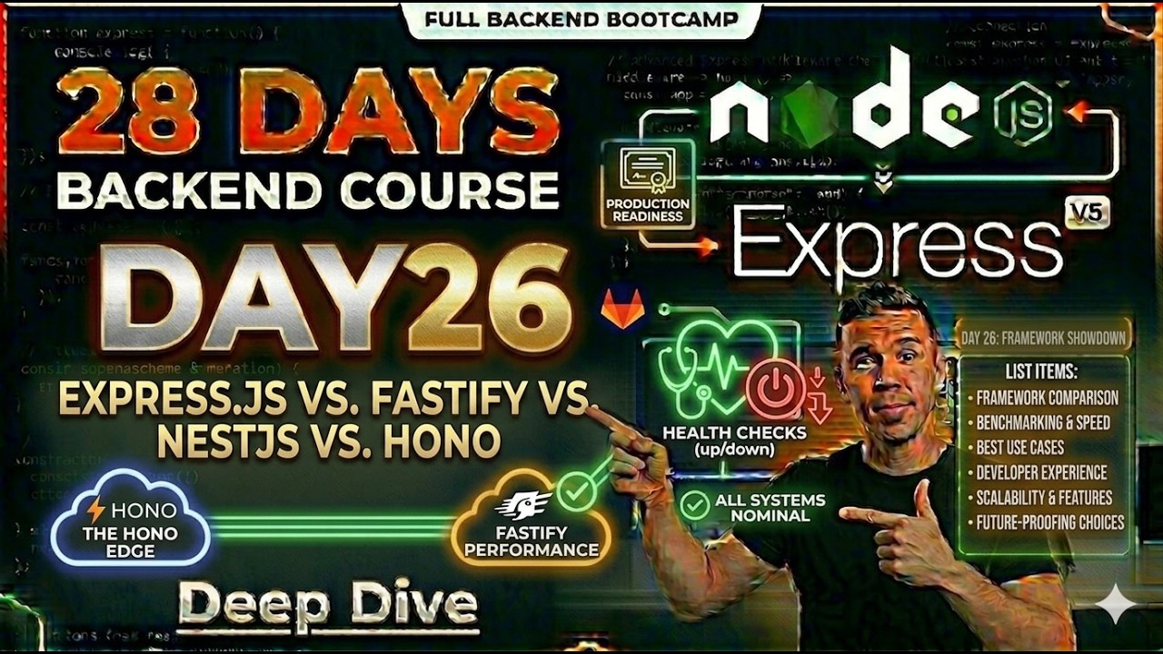 Day 26: Express.js vs. Fastify vs. NestJS vs. Hono | Backend Bootcamp ...
