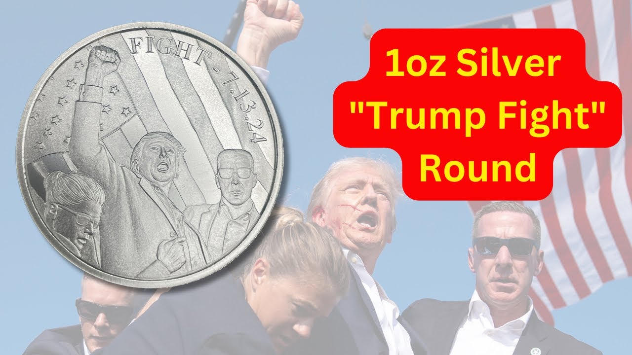 NEW 1 oz Silver ”TRUMP FIGHT” Rounds - YouTube