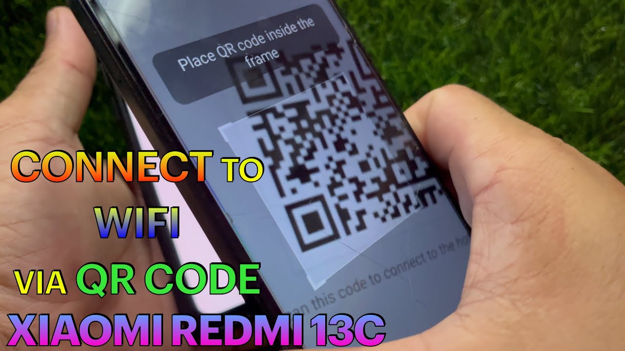 How to Connect to WiFi via QR Code on Xiaomi Redmi 13C - YouTube