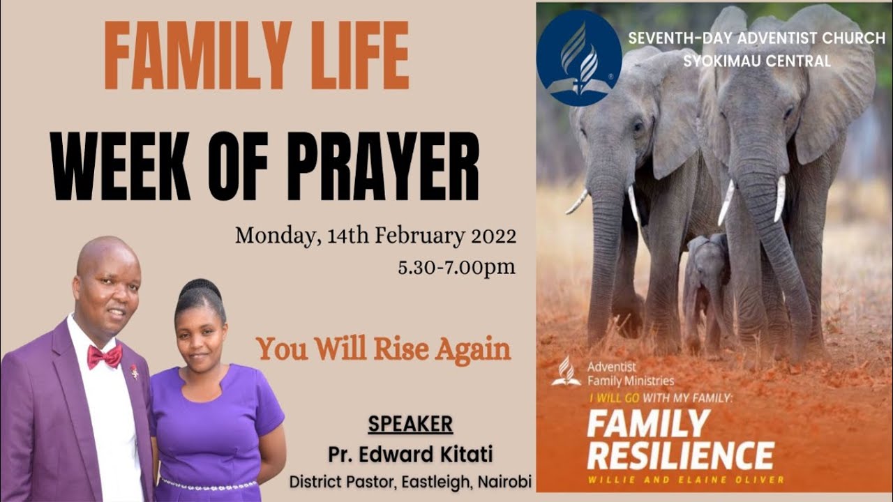Family Life Week Of Prayer (Day 3) You Will Rise Again - YouTube