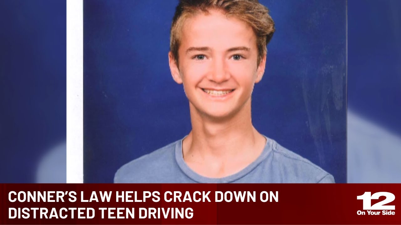 Conner’s Law helps crack down on distracted teen drivers - YouTube