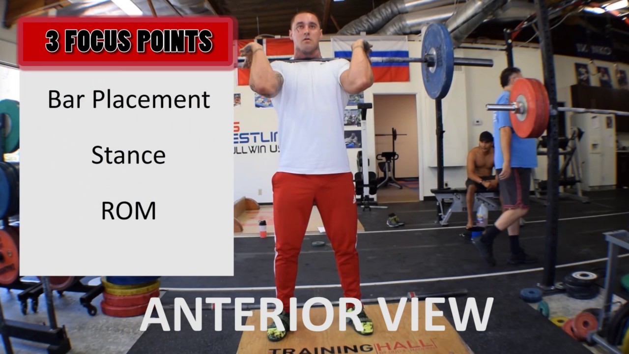Front Squat Analysis | Speed, Agility & Strength Training - YouTube