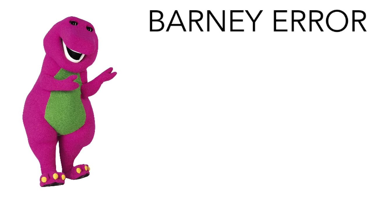 Barney Error 11: PS2 Edition - YouTube