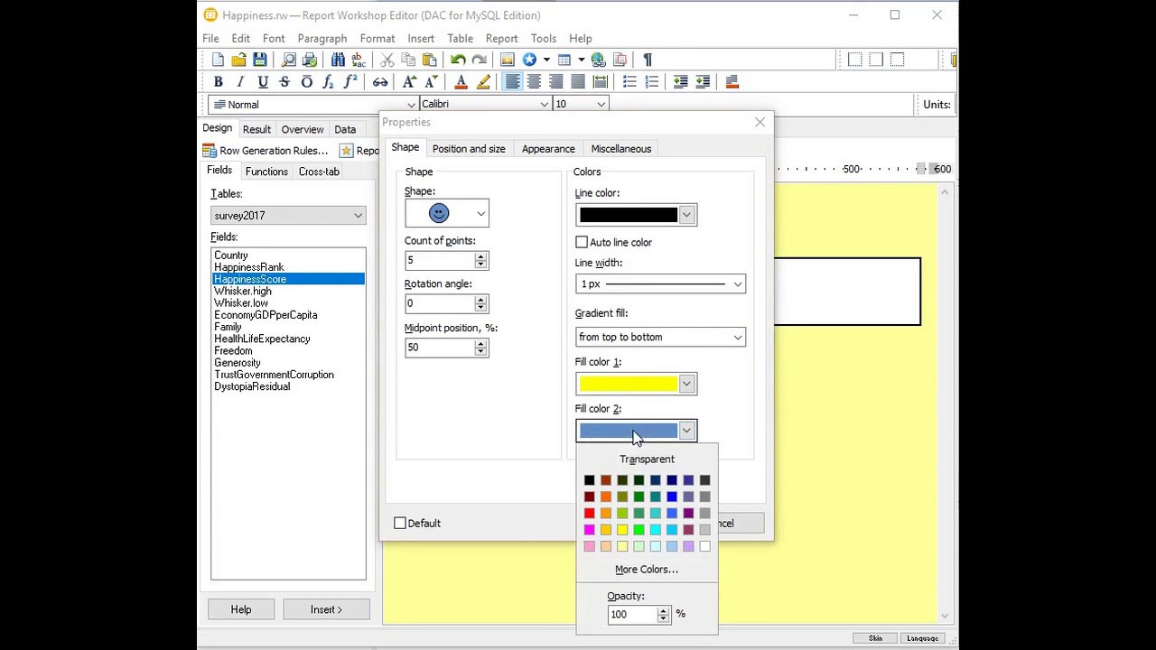 Shapes in Report Workshop - YouTube