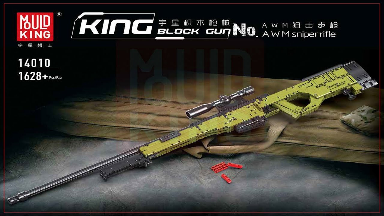 Mould King instructions | Mould King Gun | 14010 | A W M Sniper Rifle ...