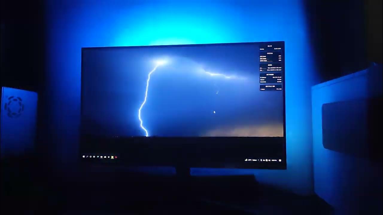 DIY ambient light, screen capture light, arduino nano, prismatik - YouTube