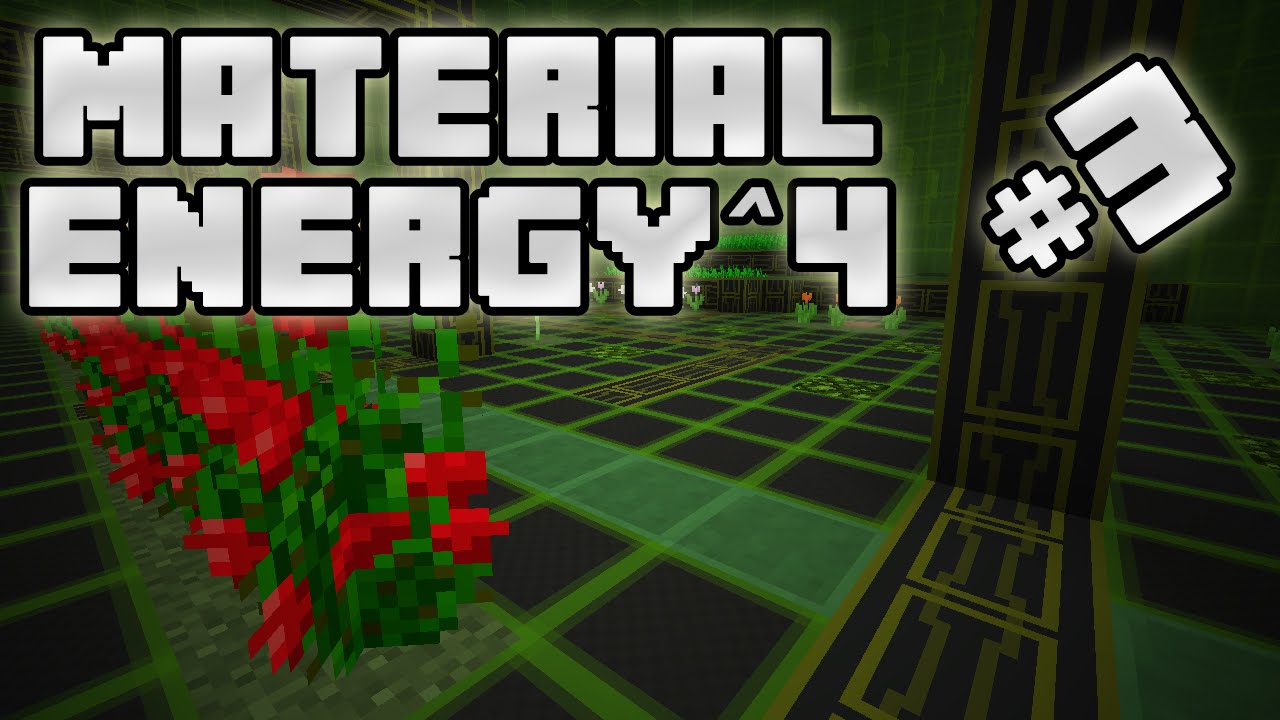 Minecraft FTB Material Energy^4 - Ep 3 - BioDome - YouTube