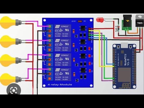 how to make a wifi controlled home automation - YouTube