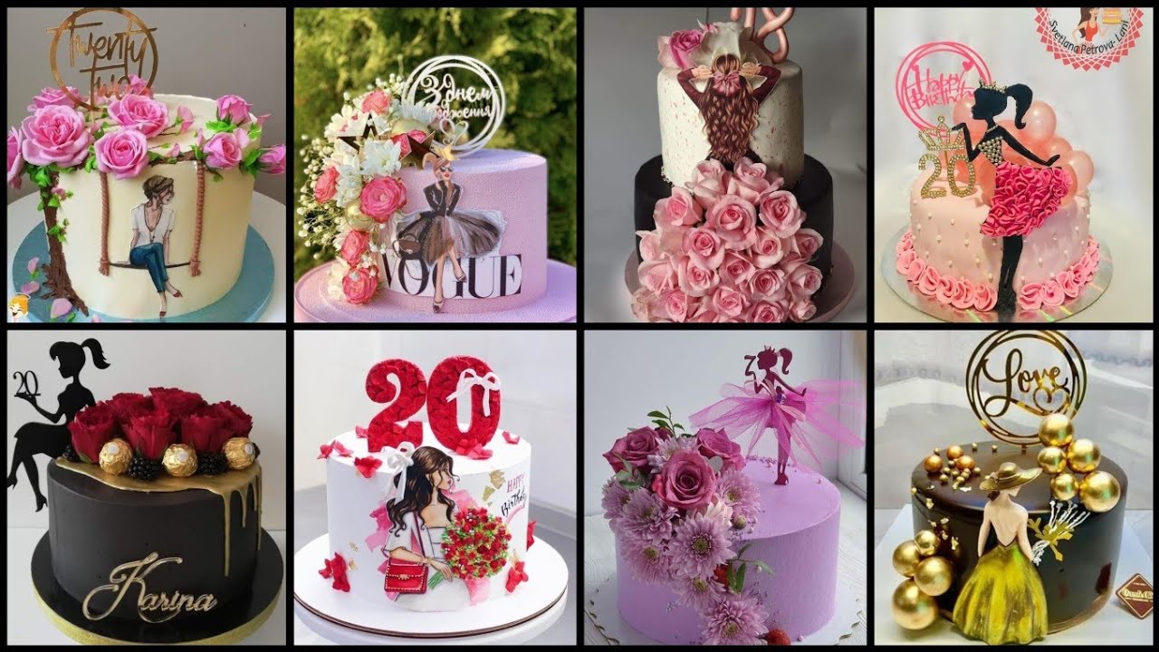 24 SELECTED BIRTHDAY CAKE DESIGN FOR GIRLS || Best Birthday Cake ...