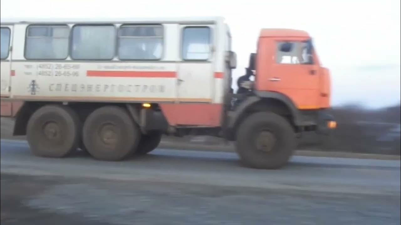 КАМАЗ вахтовка - YouTube