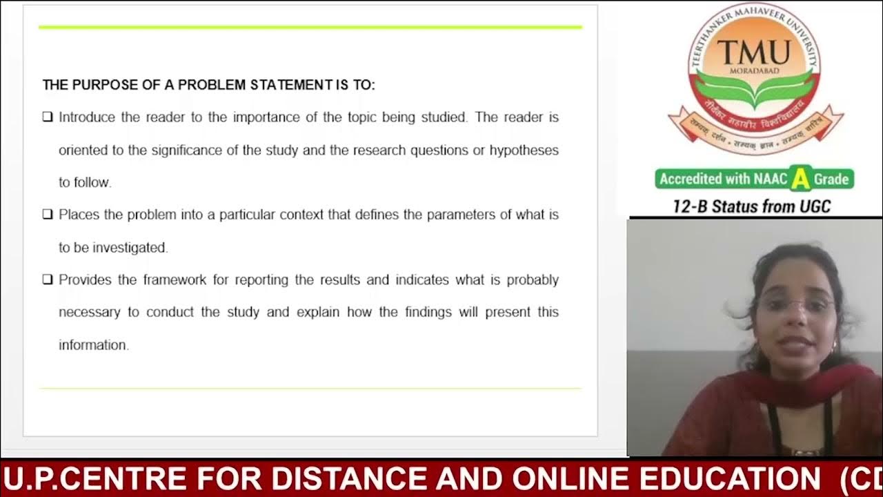 Unit 2: PROBLEM OF STATEMENT - YouTube