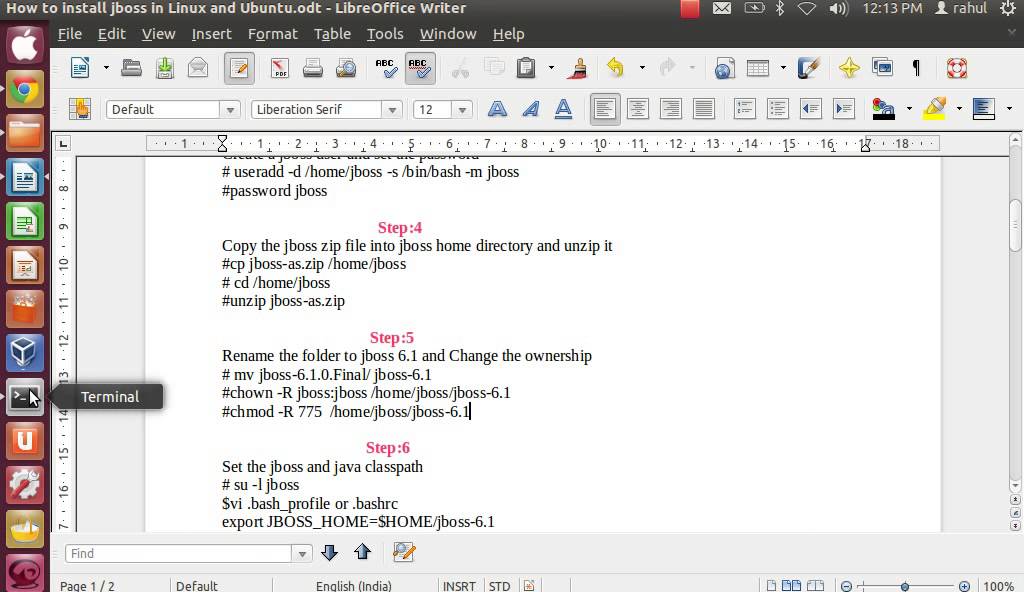 How to install Jboss in Linux and Ubuntu - YouTube