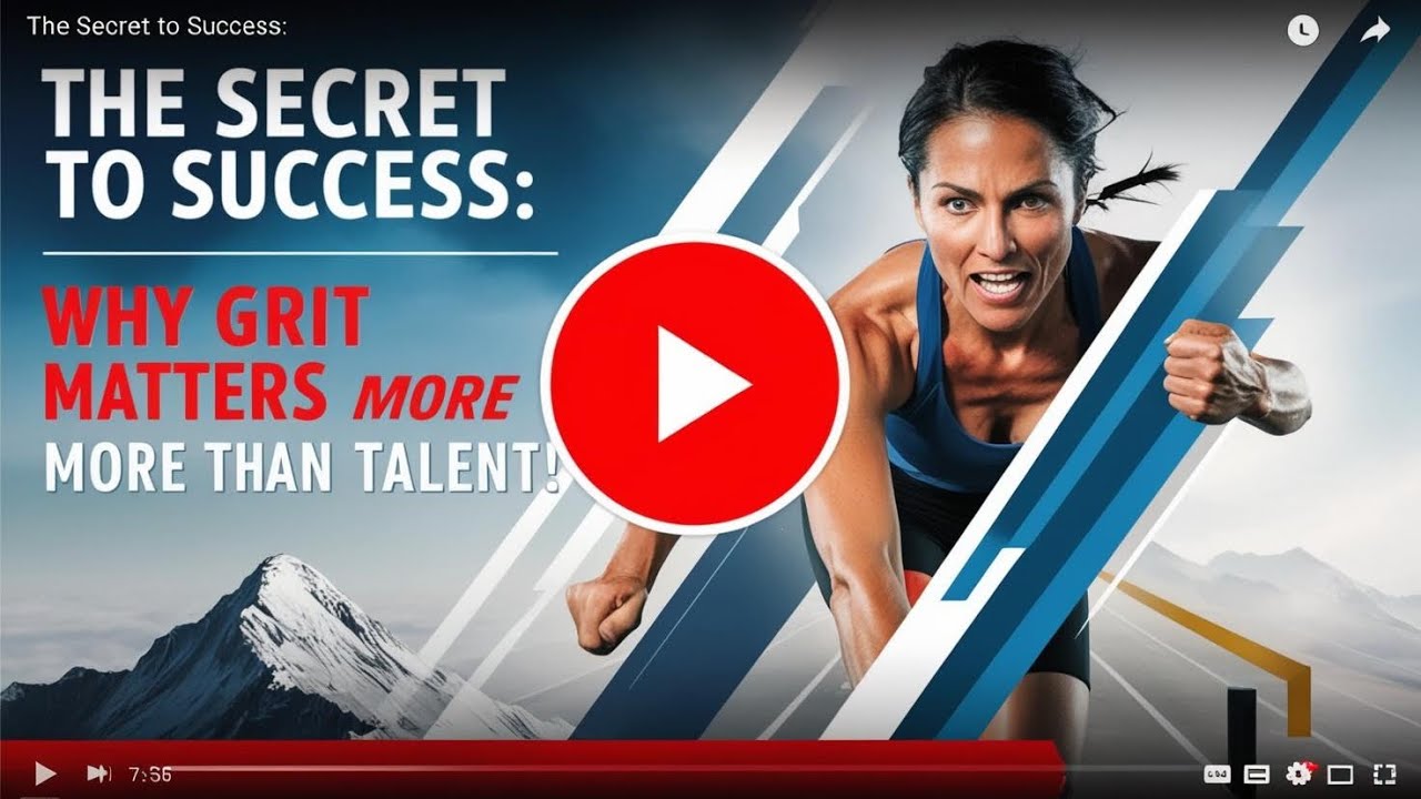 The Secret to Success: GRIT- Why Grit Matters More Than Talent! - YouTube
