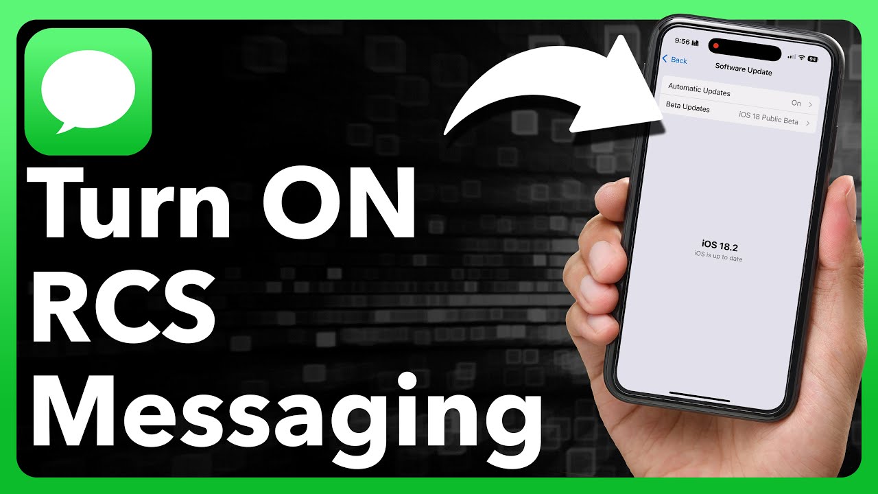How To Turn On RCS Messaging On iPhone - YouTube