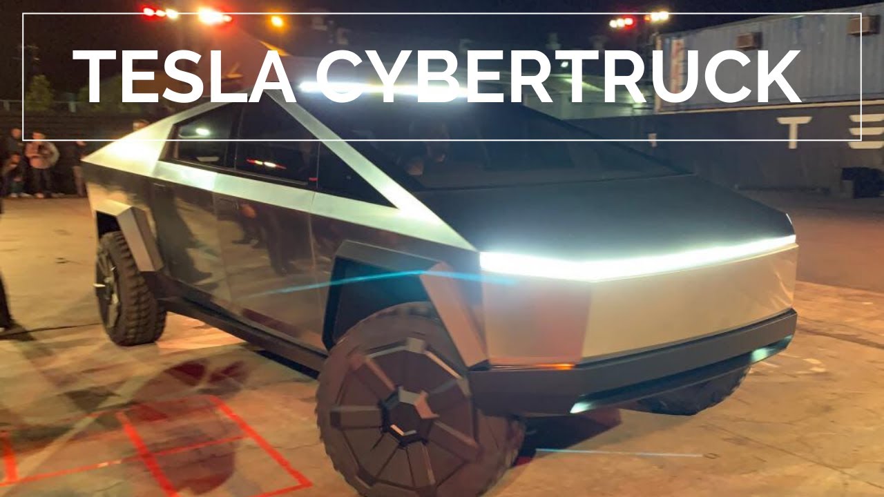 Tesla's Cybertruck Is Driven by Travis Scott! + Tesla update and ...