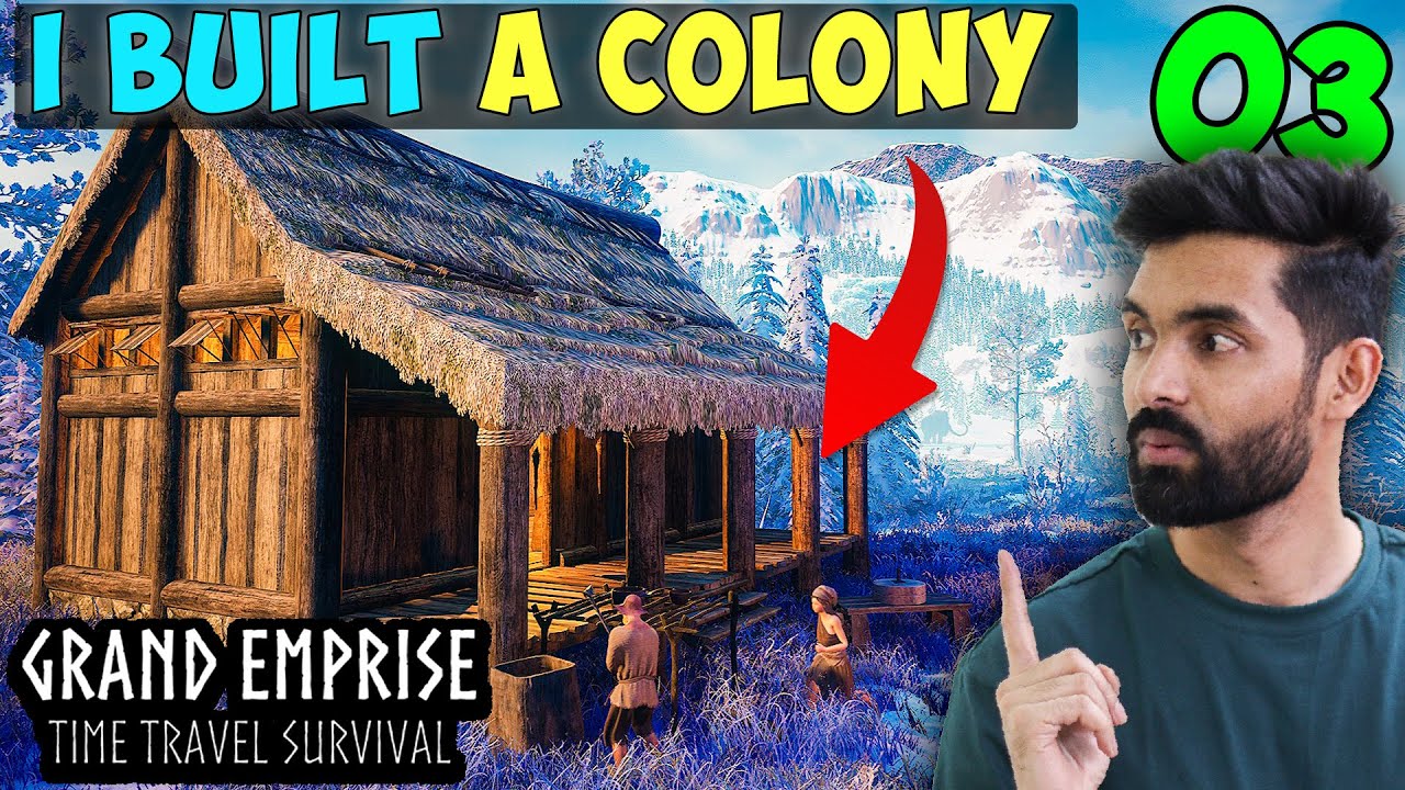 I Built a Colony and Hired Villagers - Time Travel Survival Gameplay #3 ...