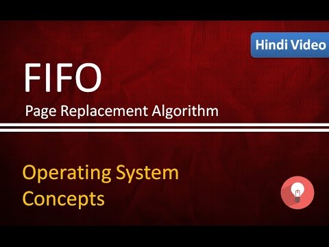 Page Replacement Algorithm : First In First Out - FIFO : Hindi Lecture - YouTube
