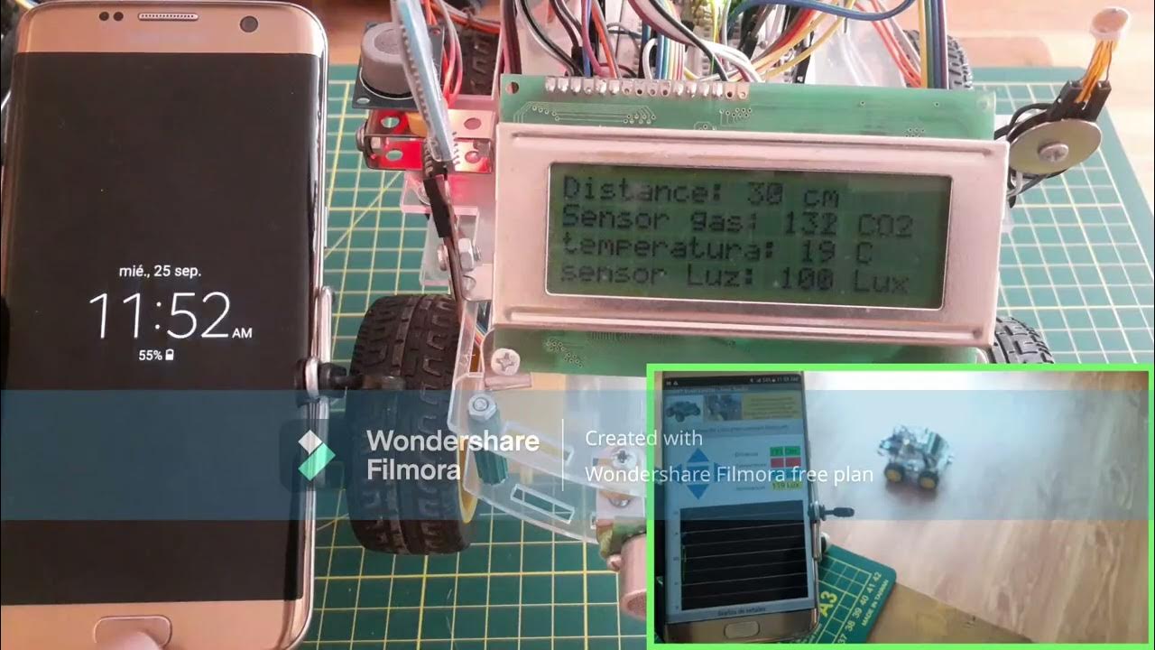 ROBOT MOVIL CONTROLADO POR BLUETOOTH - YouTube