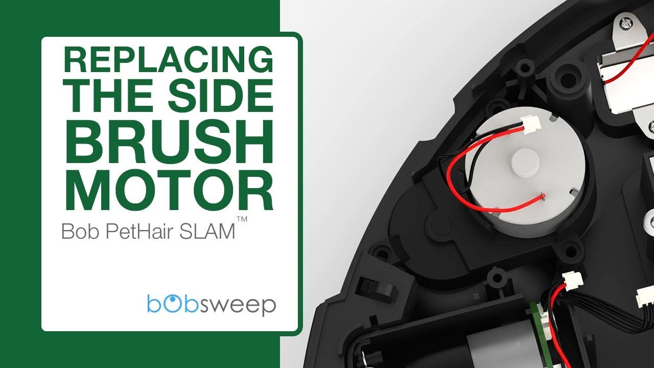 Replace the Left or Right Side Brush Motor | Bob PetHair SLAM™ - YouTube