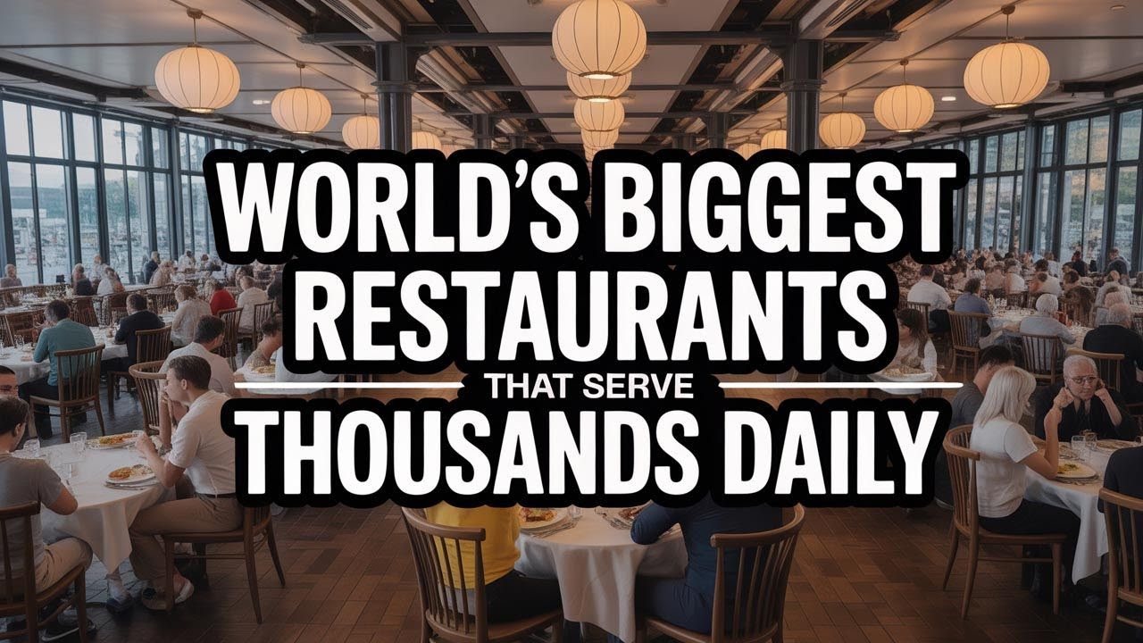 Episode 584:World’s Biggest Restaurants That Serve Thousands Daily ...