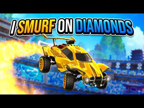 This Gold Is The Biggest Smurf In Rocket League