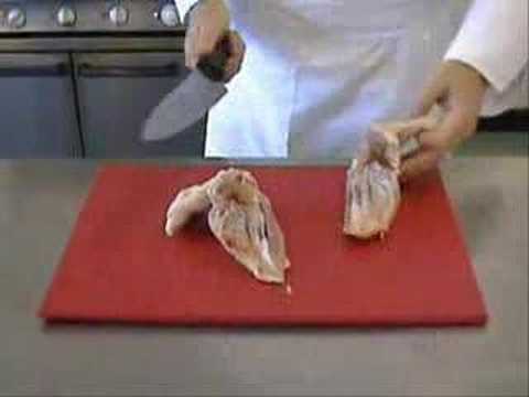 Cutting up a chicken for Sauté Part 1 of 2 - YouTube